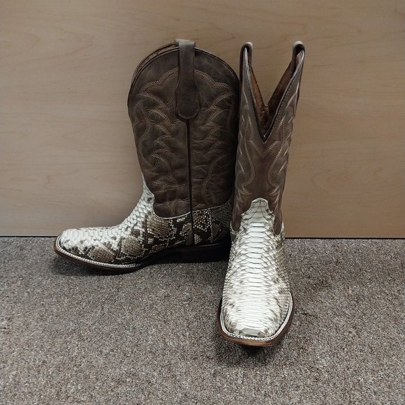 Corral | Shoes | Circle G By Corral Mens Natural Brown Python Wide ...